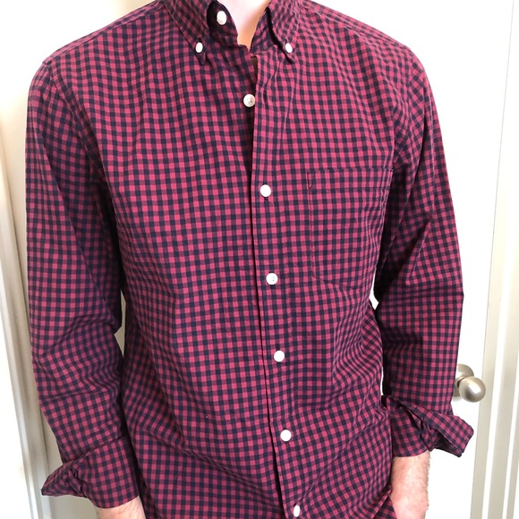 J. Crew | Shirts | Jcrew Gingham Buttondown Shirt | Poshmark